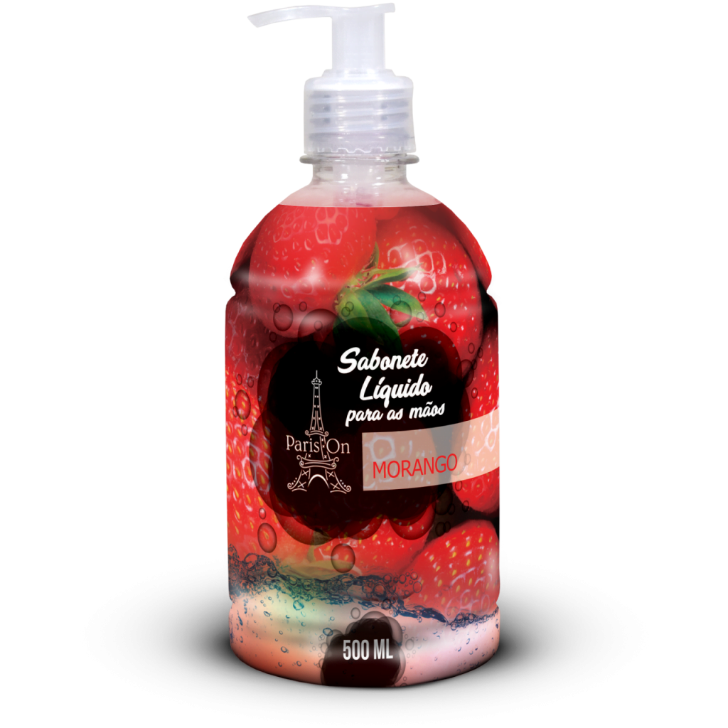 Sabonete líquido Morango 500ml (Válvula PUMP) - Jugatha